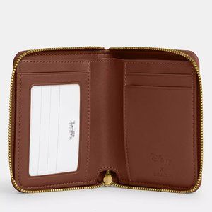 Coach | Bags | Disney X Coach Small Zip Around Wallet In Signature ...